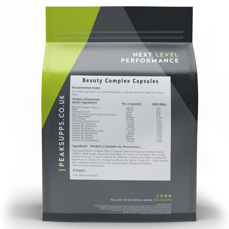 Hair, Skin & Nails - Peak Supps® UK Sports Nutrition and Health